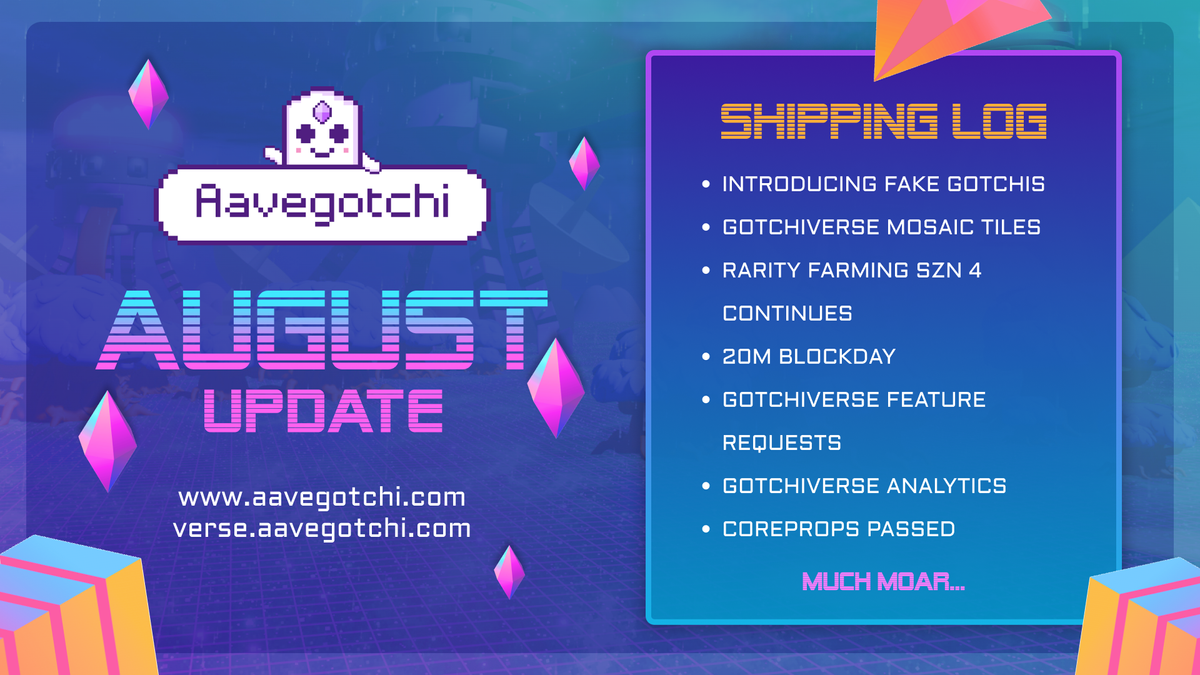 Aavegotchi August Update | The Curve